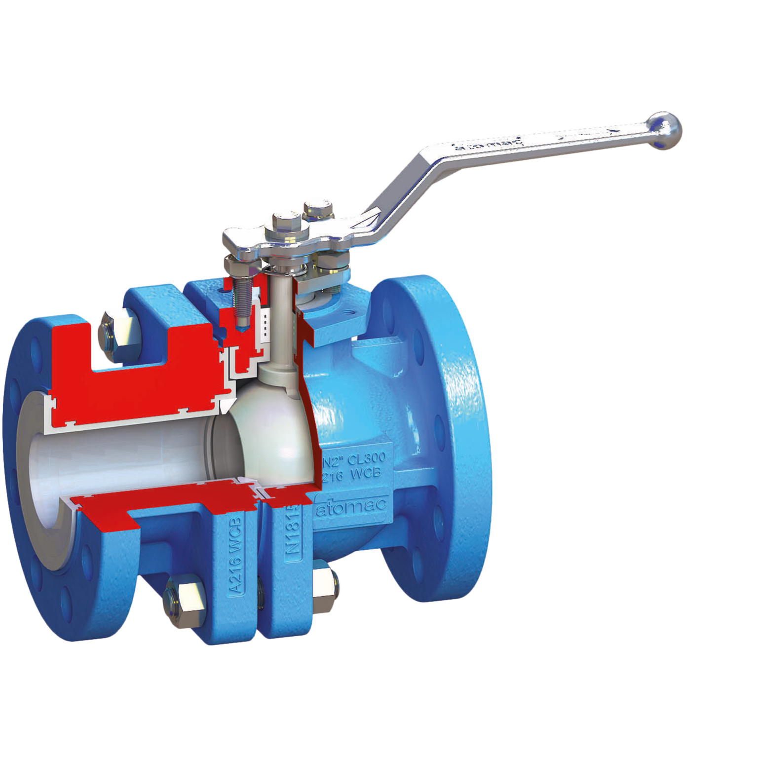 Flowserve Atomac Ball Valve AKH2 | PFA Lined | FERGO