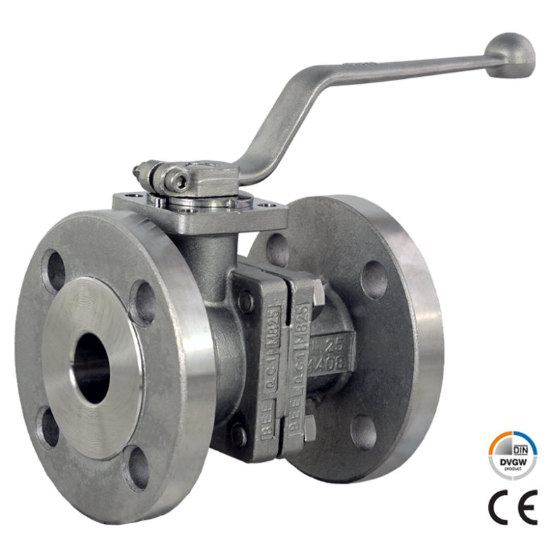 Flanschkugelhahn aus Edelstahl, Stahlguss und Sphäroguss
