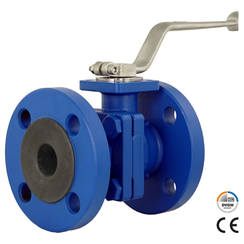 Vanne boisseau pour gaz à brides en acier moulé certifiée DVGW