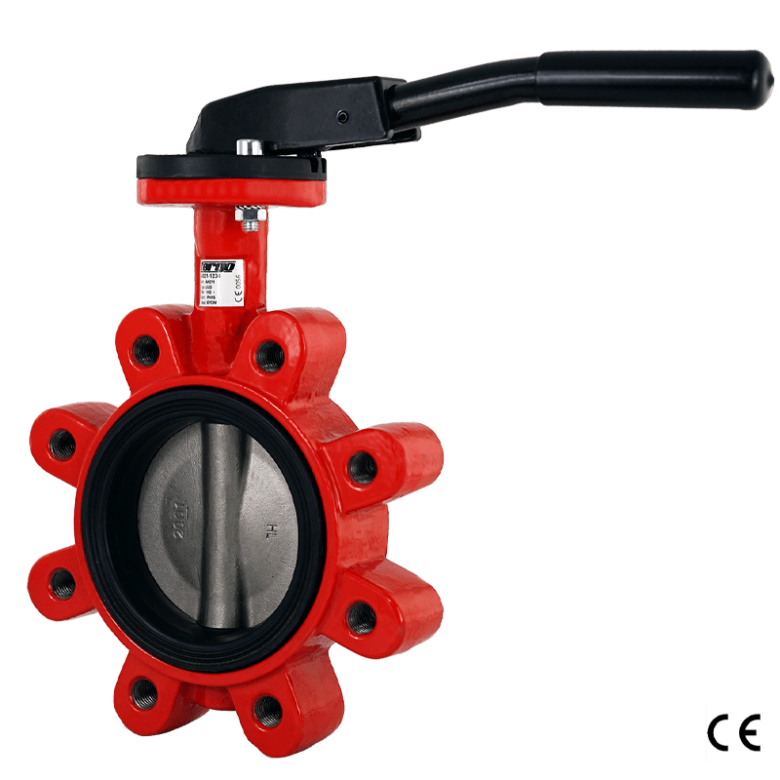 Absperrklappen mit Gewindeaugen oder Anflansch