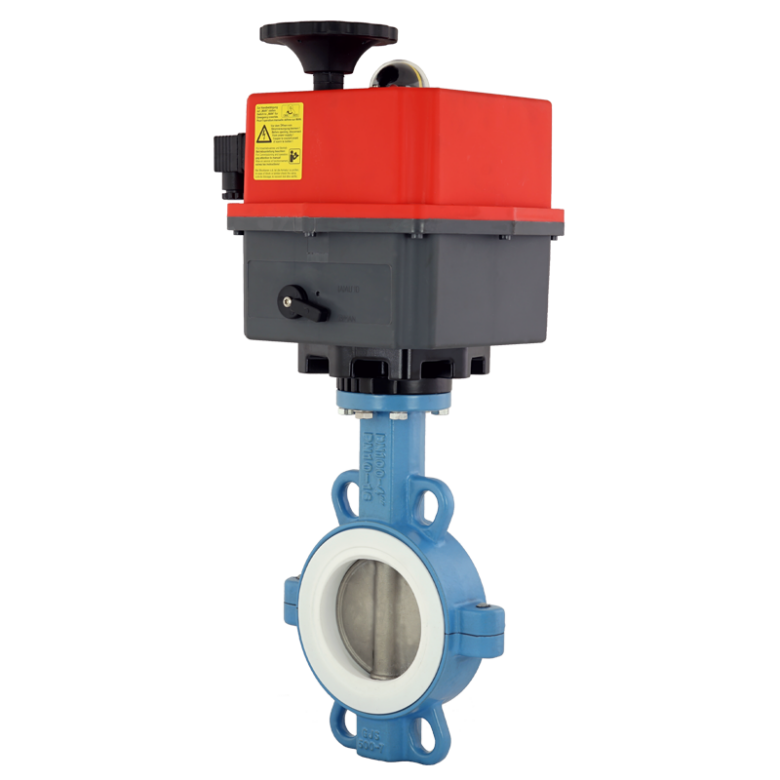PTFE lined butterfly valves for corrosive media - Buy online!