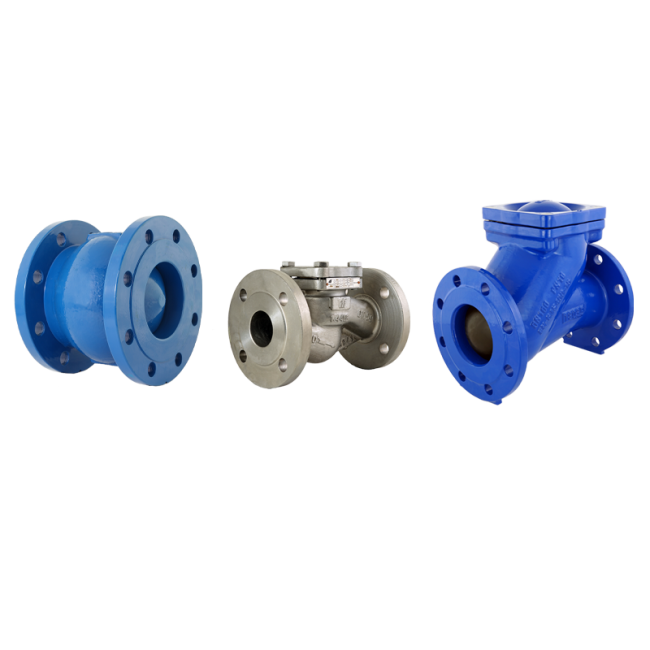 Non-return valve: non-return flaps and check valves